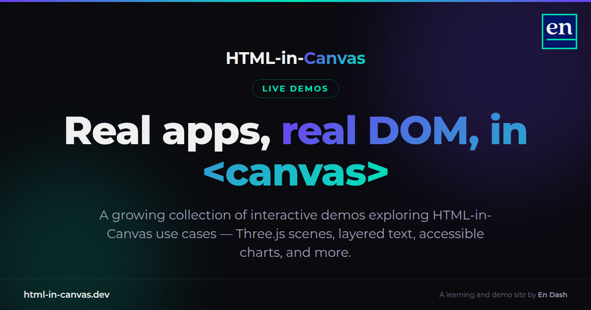 Demos | HTML-in-Canvas